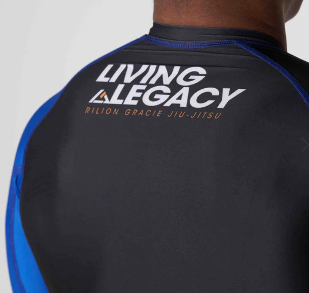 Short Sleeve Ranked Rashguards - Blue – Rilion Gracie Store