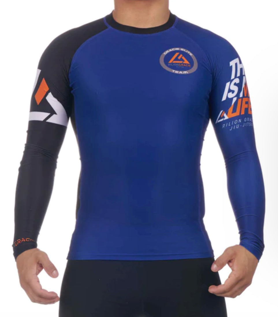 Ranked Rashguards - Blue – Rilion Gracie Store